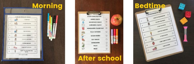 Routines for Your Children - free printable charts - Printable Parents