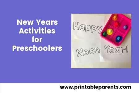 2023 New Year's Activities for Preschoolers - Printable Parents