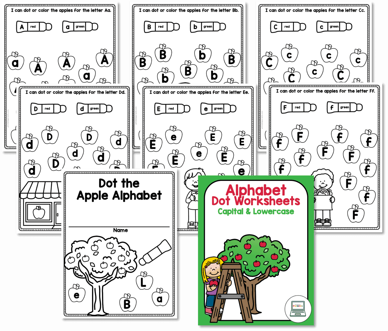 Dot Marker Printables (For Toddlers and Older Children!) - Printable ...