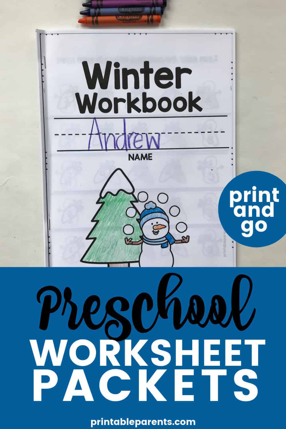 Preschool Worksheet Packet PDF - Printable Parents