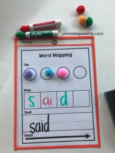Sound-spelling Mapping - Printable Parents