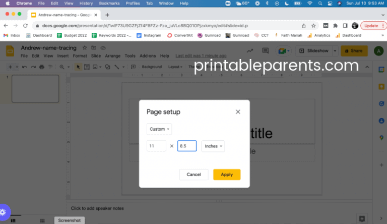 Name Tracing Worksheets for Preschool (it's FREE!) - Printable Parents