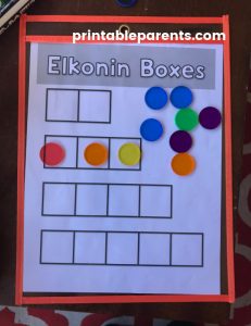 Printable Elkonin Boxes - Printable Parents