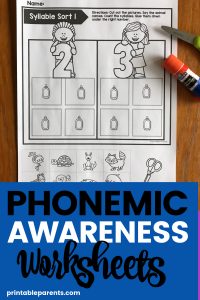 Phonemic Awareness Worksheets - Printable Parents