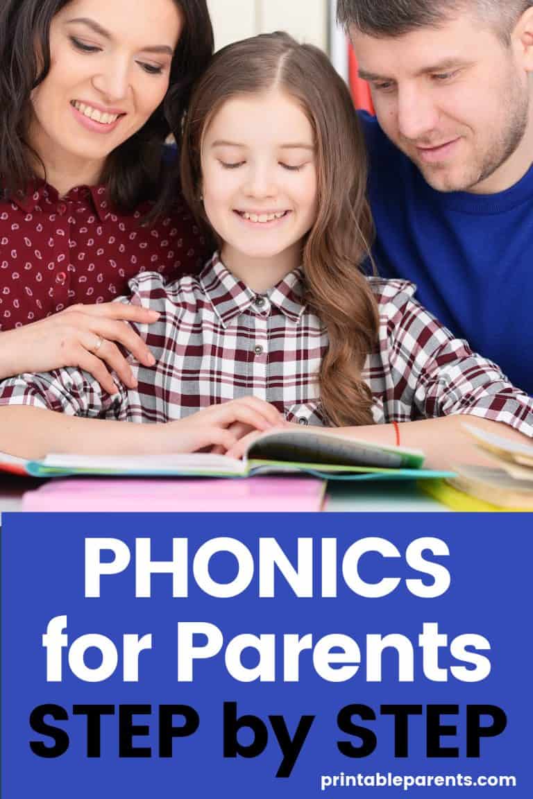 How to Teach Phonics Step-by-Step (A Parent's Guide) - Printable Parents