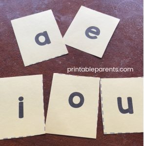 Short Vowel Sounds List - Printable Parents