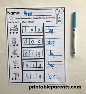 Short Vowel Sounds List - Printable Parents